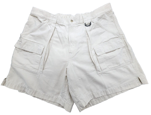 Columbia PFG Shorts Mens XL 38W 7" Canvas Permit Fishing Shorts Beige ...