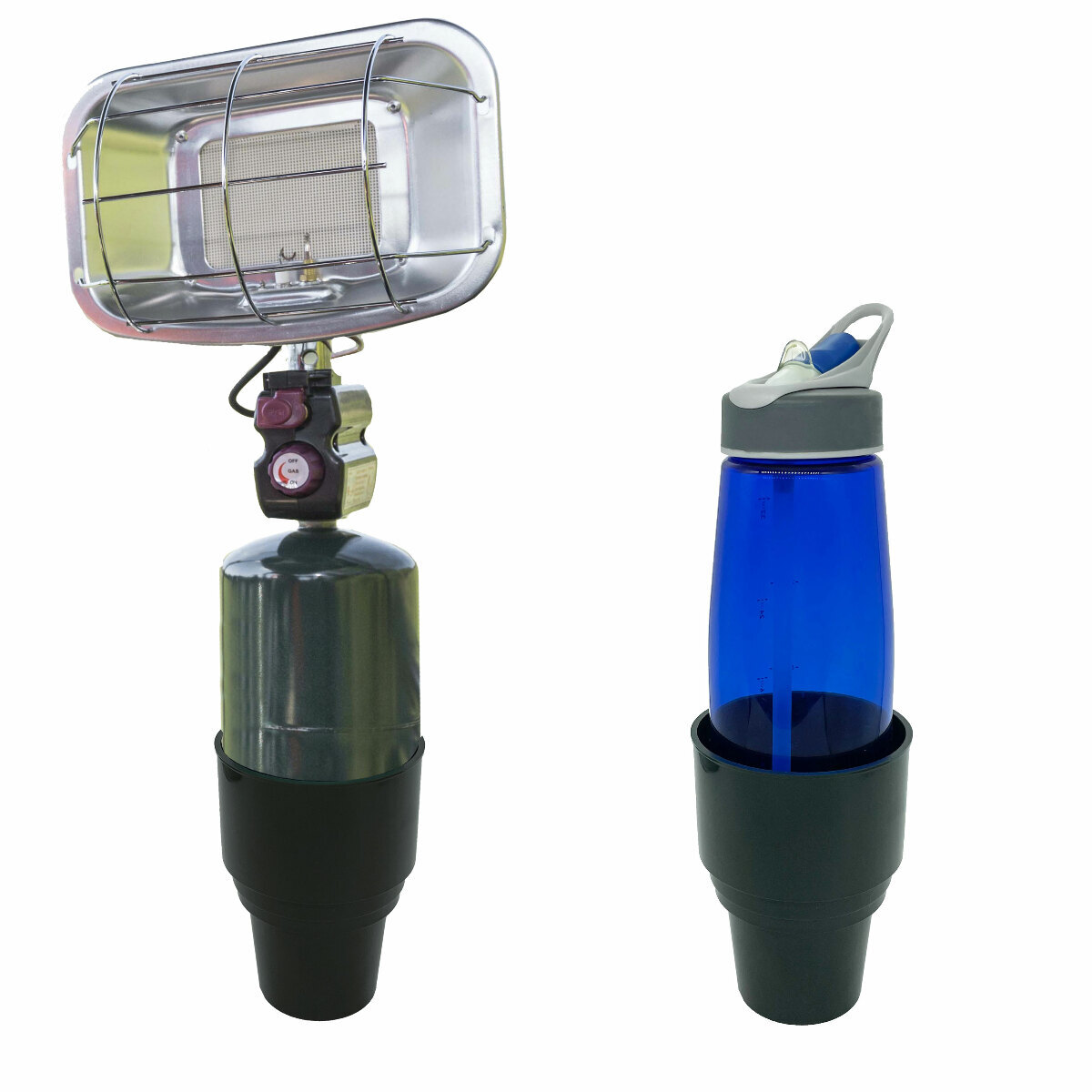 Golf Cart Propane Heater with Cup Holder Adapter & Stand EZGO, Club Car ...