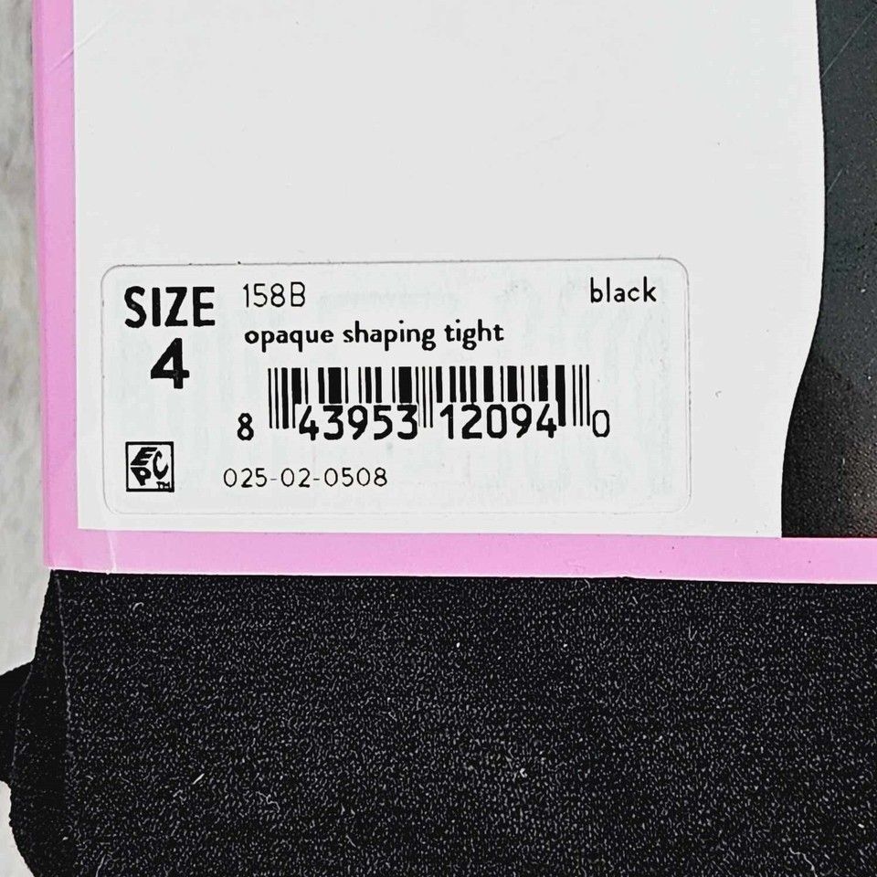 ASSETS by SPANX Original Shaping Tights Women Size 4 No-Dig Waist Black ...