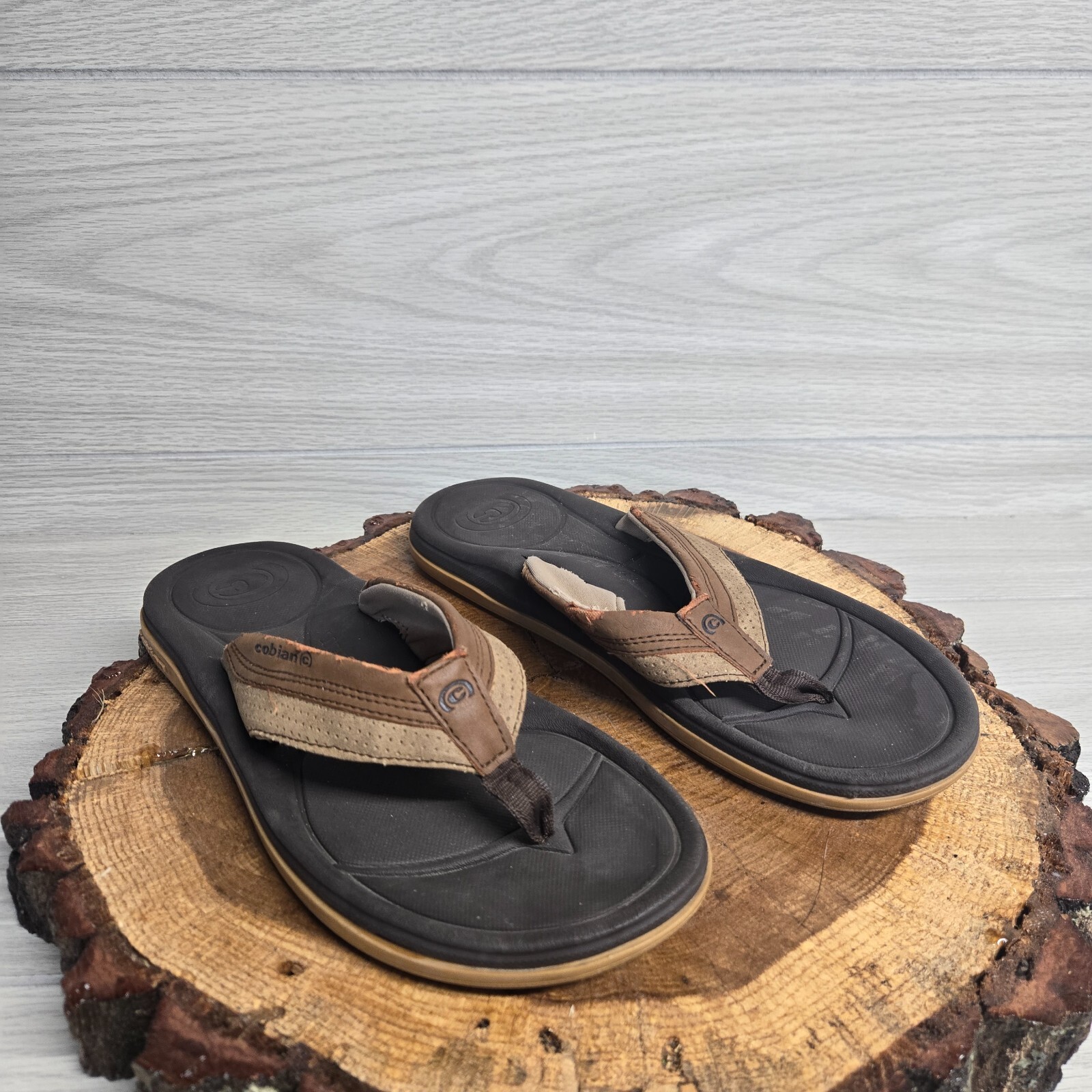 Cobian Braided PROV 3 Flip Flop Sandal Brown Adult Women's Size: US 5-6 ...