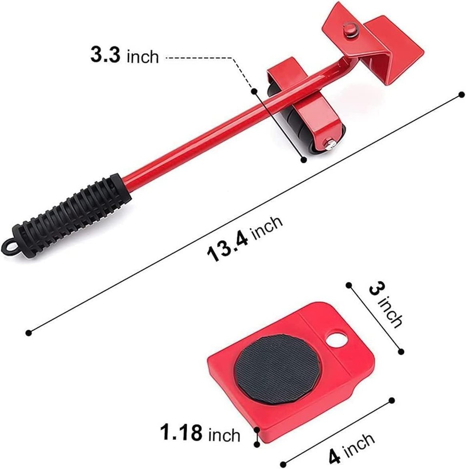 Easy Move Removal Heavy Furniture Shifter Lifter Slider Mover Wheels ...