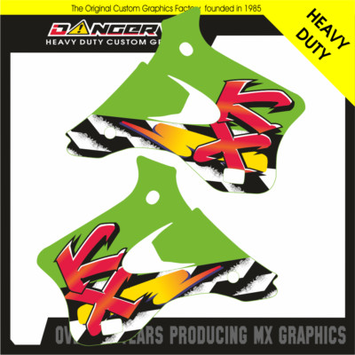KAWASAKI KX 125 250 1994 95 96 97 98 MOTOCROSS RAD SCOOP GRAPHICS ...