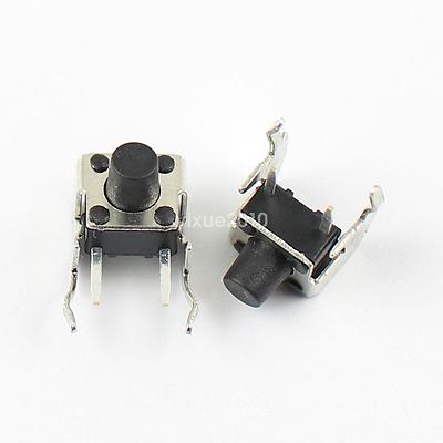 50Pcs Momentary Tactile Tact Push Button Switch 6x6x7mm Right Angle 2 ...