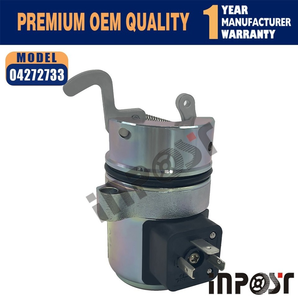 Fuel Stop Solenoid 04272733 For Bobcat skid steer loader 863/873 Deutz ...