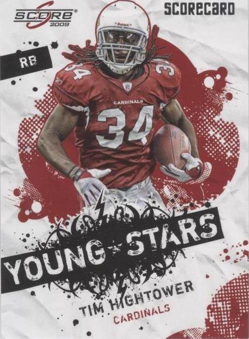 2009 Score - Young Stars Tim Hightower #20 Scorecard /499 for sale ...