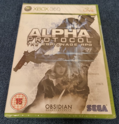 Microsoft Xbox 360 Game Alpha Protocol The Espionage RPG New Sealed ...