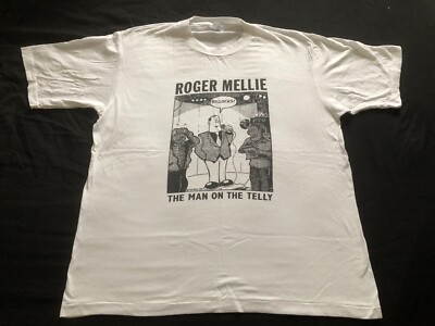 VIZ COMIC - ROGER MELLIE UNWORN T-SHIRT - 1987 ORIGINAL - SIZE EXTRA ...