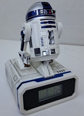 Star Wars R2D2 R2-D2 Droid Digital Desk Clock Time Date Disney Store | eBay