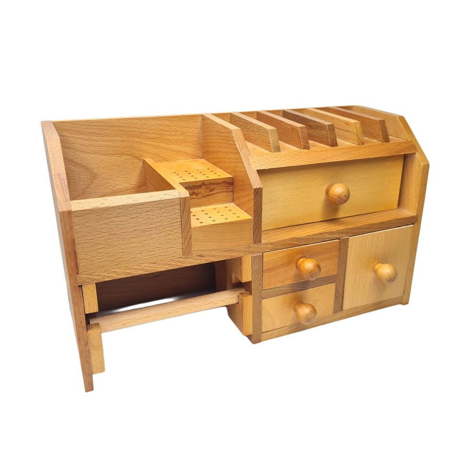 Jewelers Bench Top Tool Organizer Storage - Jewelry Shelf Drawers ...