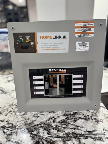 Generac HomeLink 6853 30-Amp Upgradeable Generator Transfer Switch Kit ...