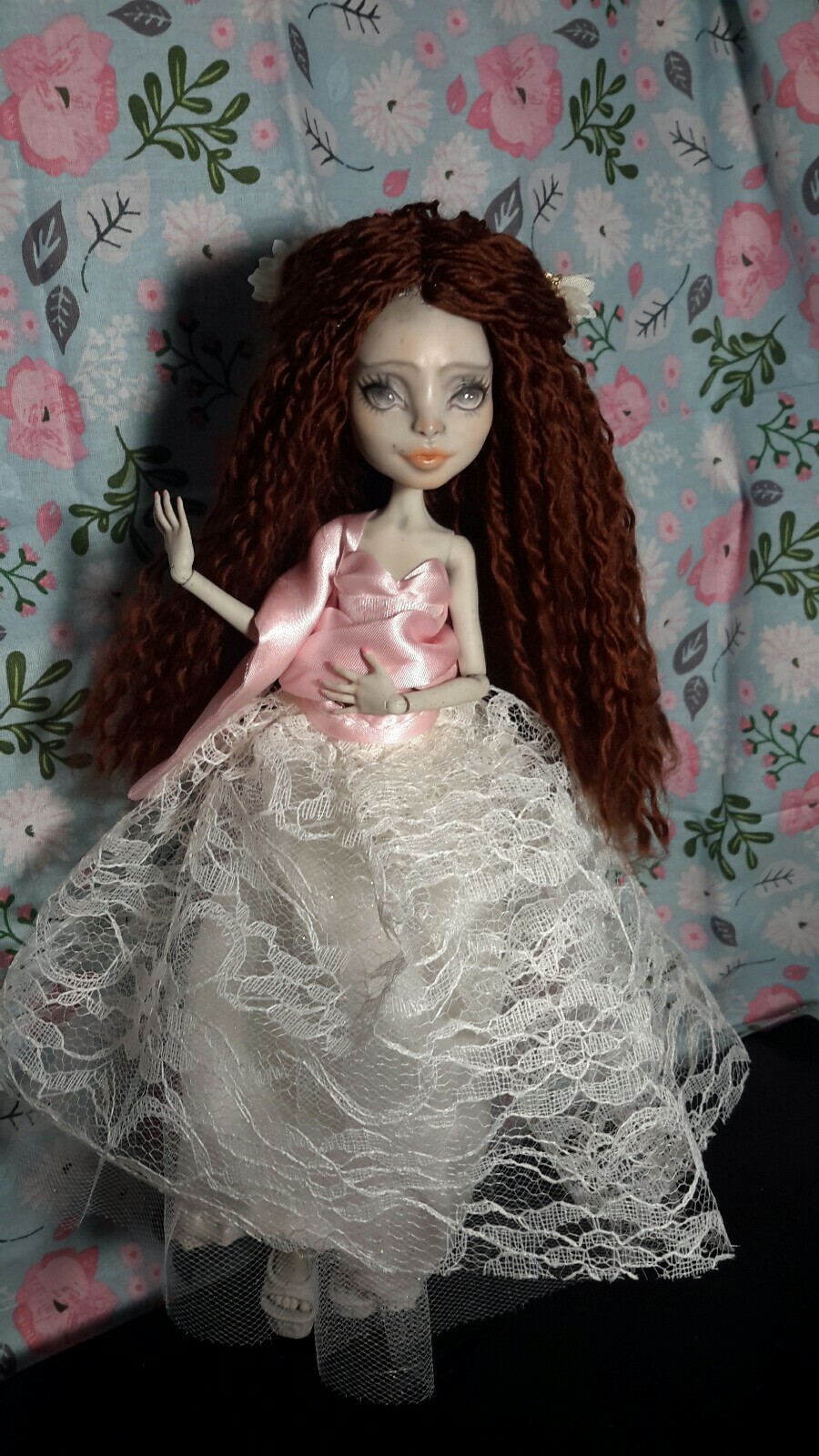 Ooak monster high repaint spring bride | eBay