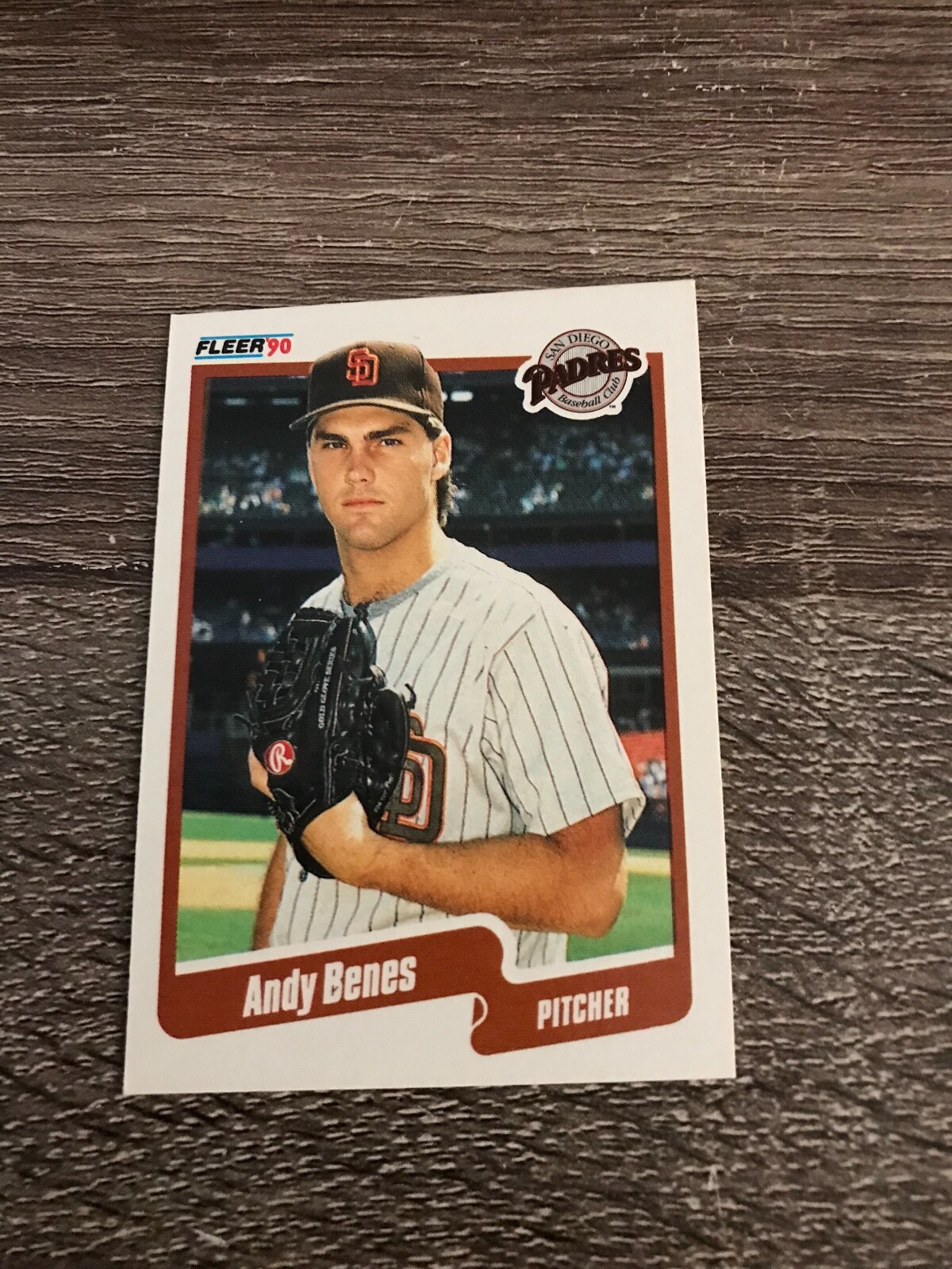 1990 Fleer Baseball Card Andy Benes San Diego Padres #151 NM | eBay