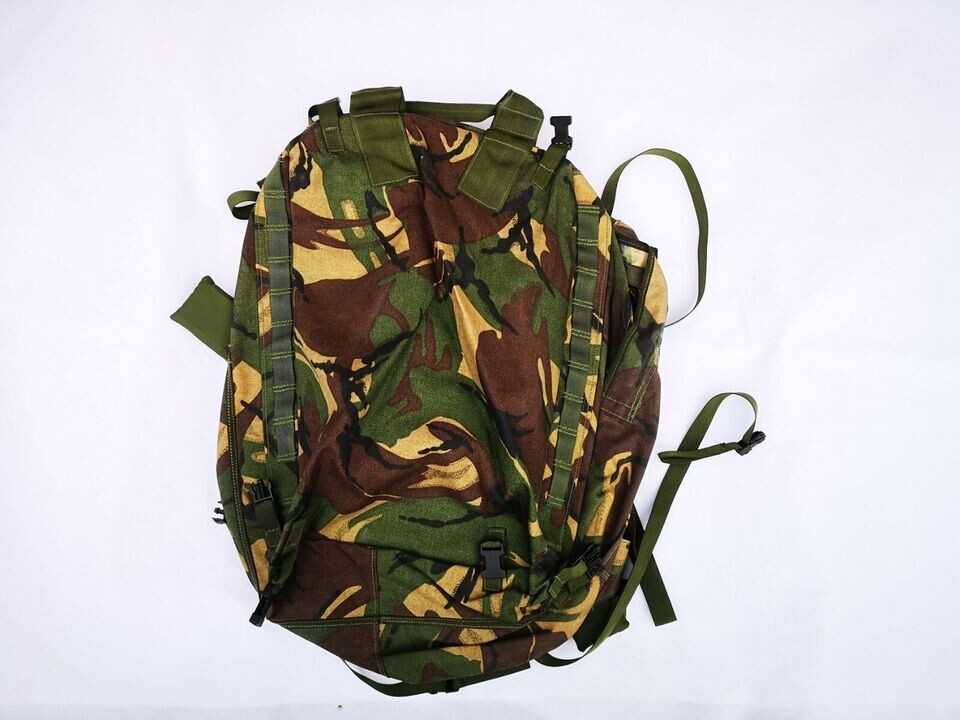 British Military Army DPM Turtle Back Radio Bergen Arms Rucksack PLCE ...
