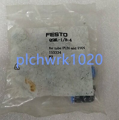 5 PCS NEW FESTO gas fitting QSML-1/8-4 153334 | eBay