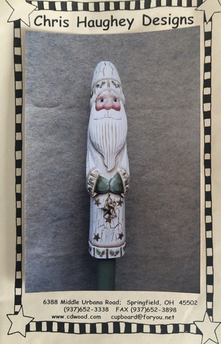 Vintage Tole Pattern Packet: Victorian Santa Walking Stick by Chris ...