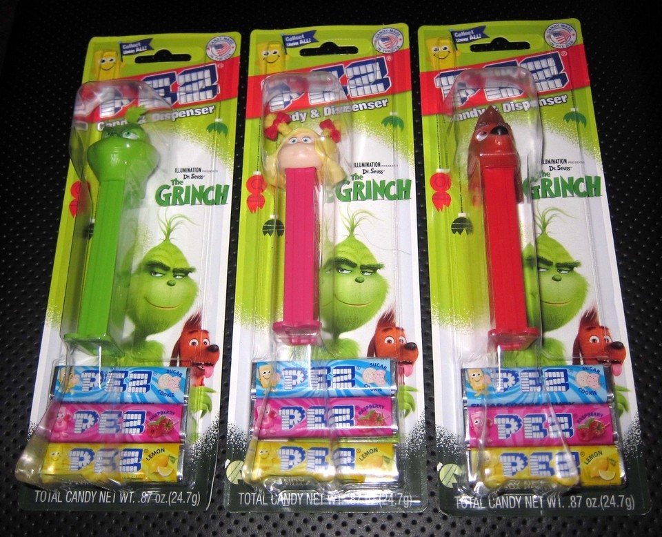 ** MAX ** GRINCH PEZ CANDY DISPENSER DR SEUSS NEW!! | eBay