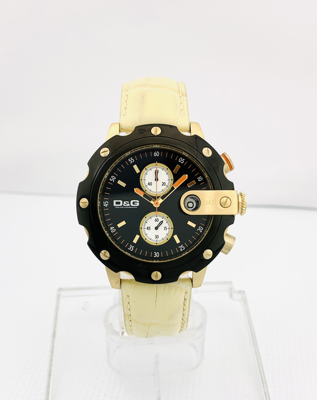 D&G WATCH STRAP, DW0366 , BLACK LEATHER STRAP, D&G WATCH , D&G, D&G0366 ...