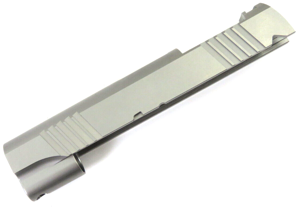 1911 .45 ACP 45 Auto Commander 4.25" Stainless BULL Slide RMSc Optic ...