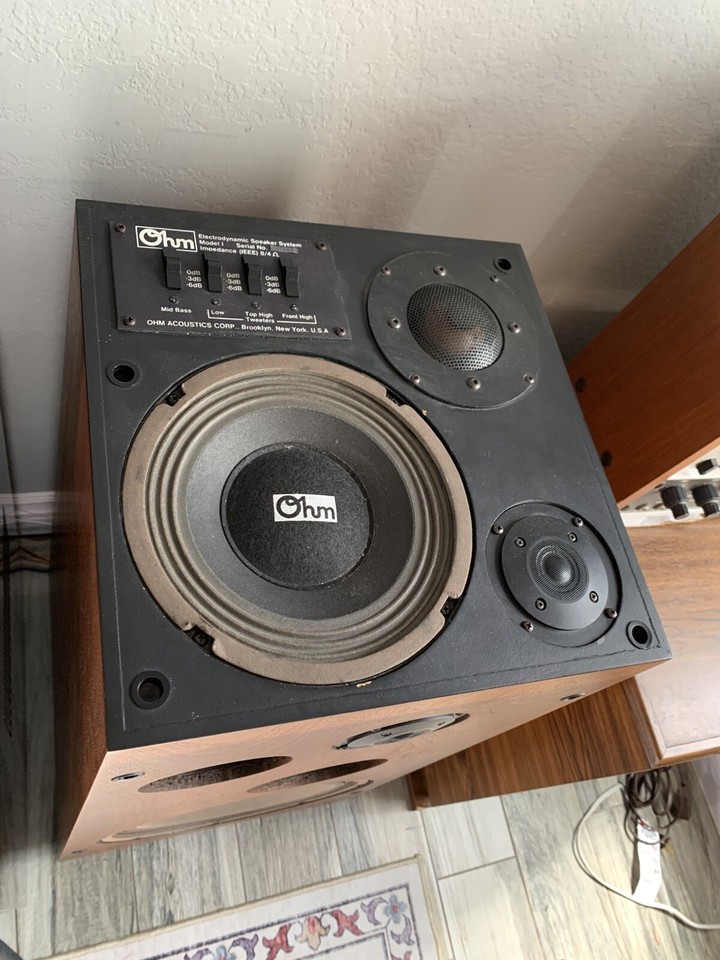 Ohm Walsh Model I Vintage Speakers 🔊 Beautiful Sound, Up To 1000W 🤯 | eBay