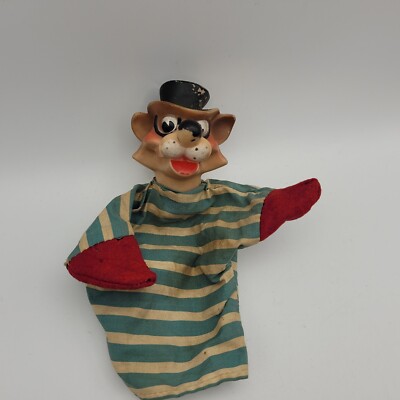 Big Bad Wolf Hand Puppet Vintage 60s Grimm's Fairy Tales Little Red ...