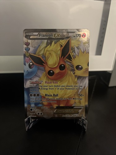 Pokémon TCG Flareon EX XY Full Art RC28-32 Generations: Radiant ...