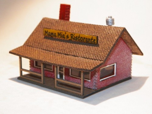 HO Scale Restaurant Kit | eBay