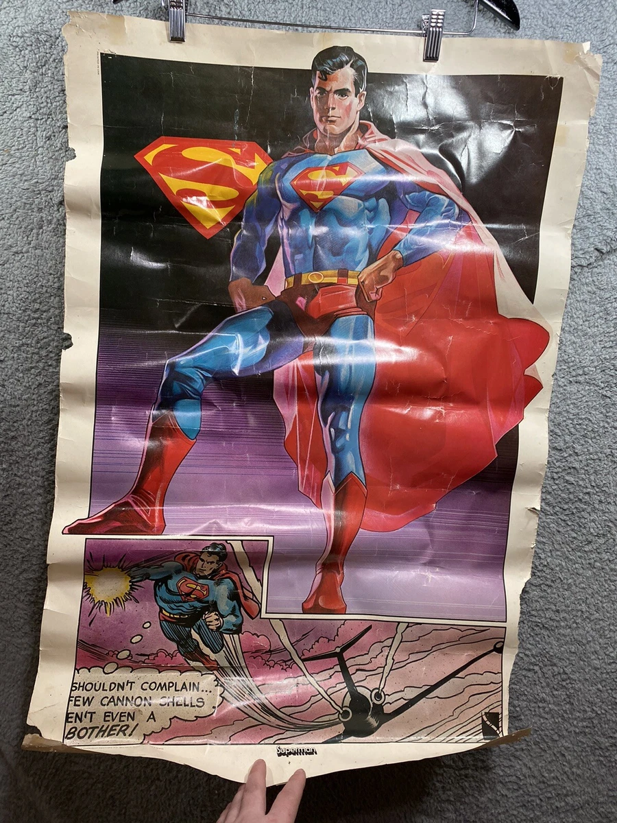 Vintage Superman Poster
