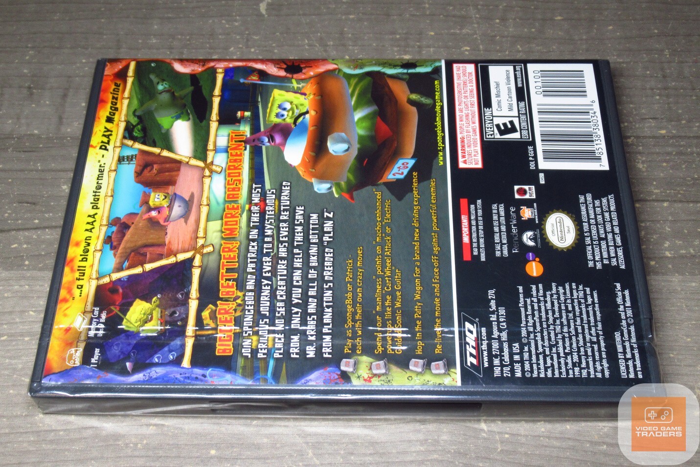 SpongeBob SquarePants Movie (Nintendo GameCube, 2004) for sale online ...