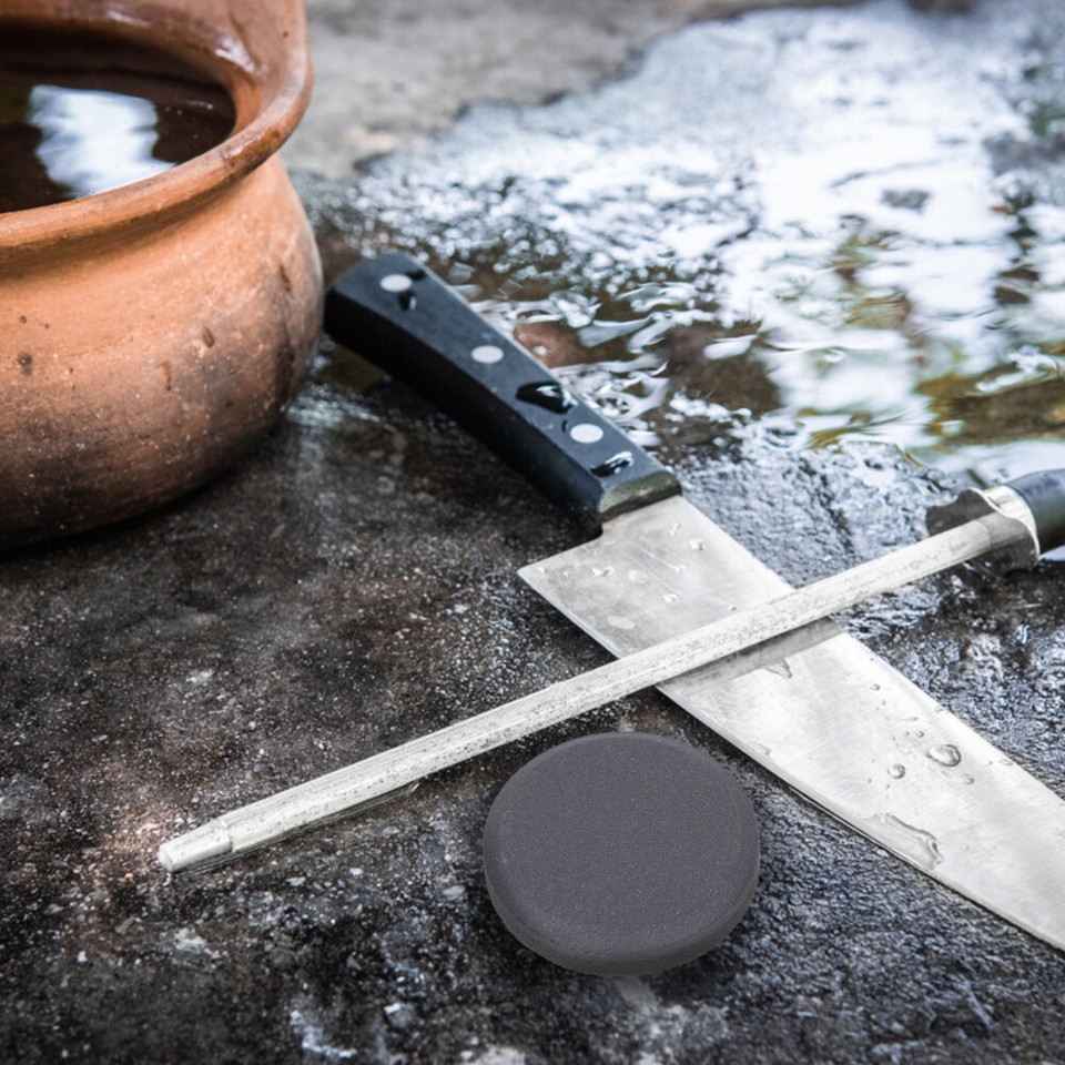 Stone Block Polishing Tool Round Whetstone | eBay UK