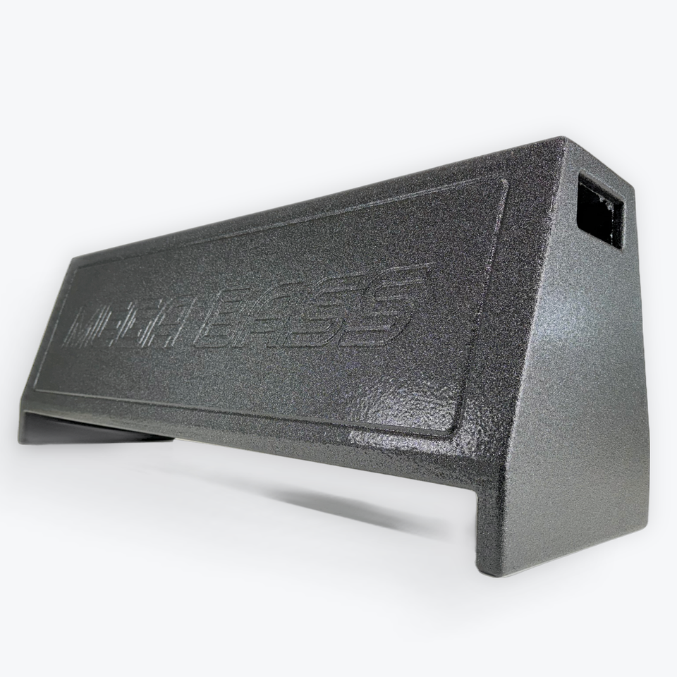 Mega Bass Dual 4x8" Ported SUV Subwoofer Sub Box Enclosure - Behind 3rd ...