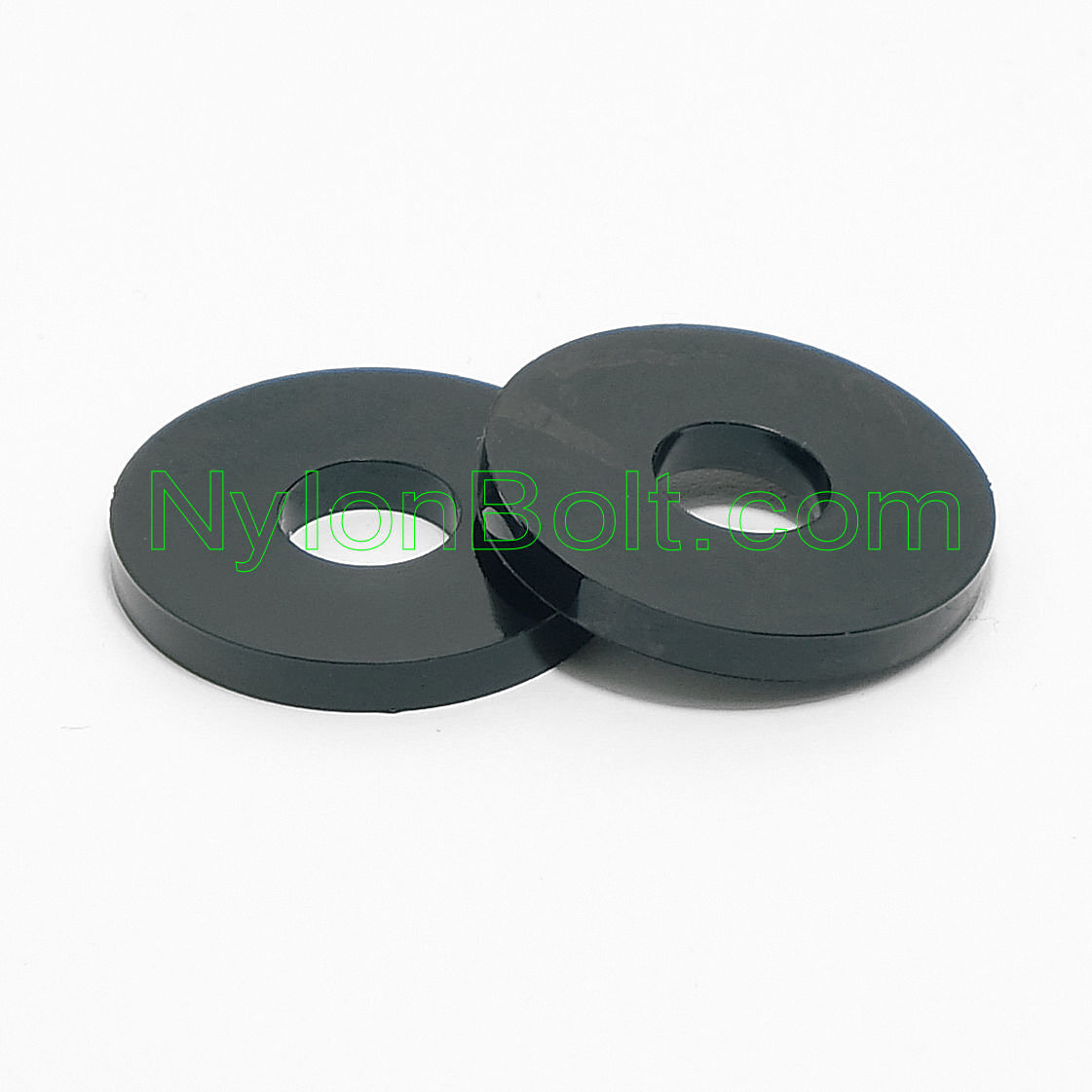 JET BLACK Nylon Plastic PENNY WASHERS M4, M5, M6, M8, M10, M12 and M16 ...