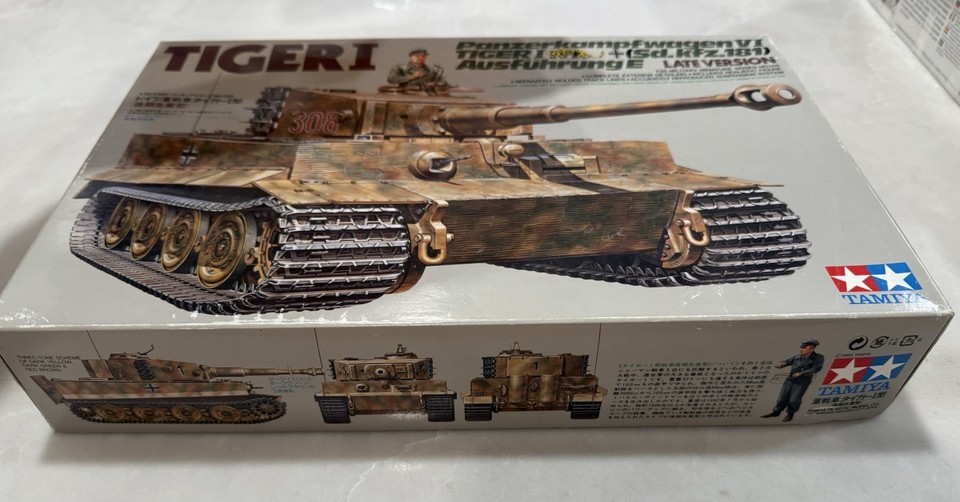 Tamiya Tiger I Panzerkampfwagen VI Tank Late Version 1/35 #35146 - FREE ...