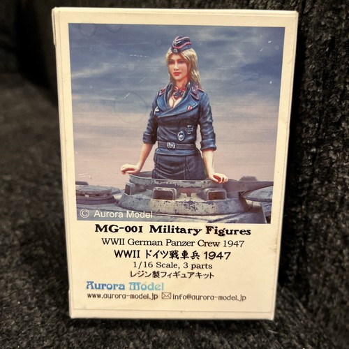 Aurora Models Kit Figure MG-001 WWII German Panzer Crew 1947 NEW OPEN ...