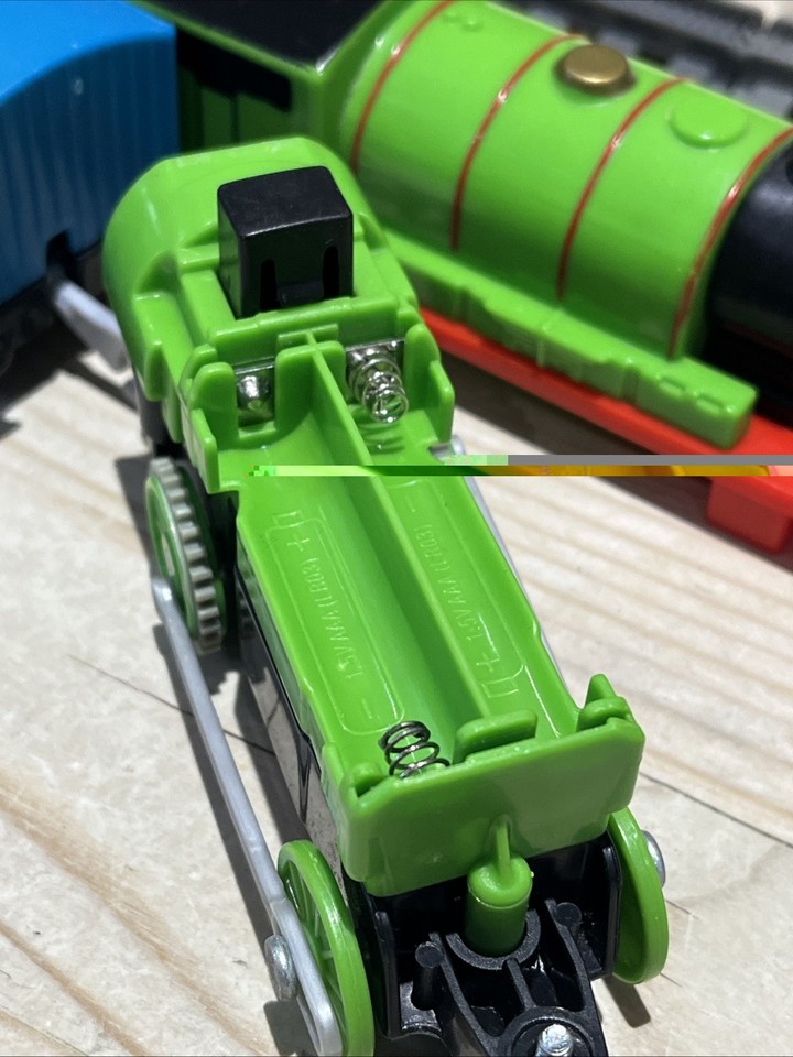 Thomas Trackmaster Revolution TALKING PERCY battery train | eBay UK