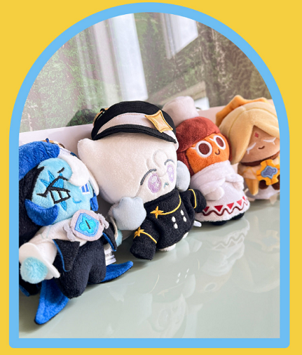 2025 Cookie Run Kingdom keyring Shadow Milk Pure Vanilla Milky Way ...