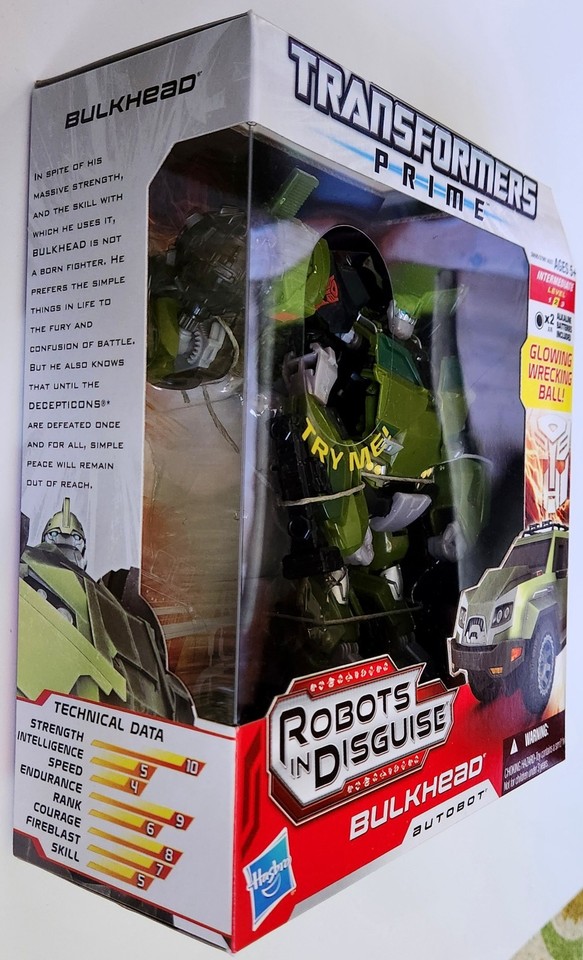 Transformers Prime Robots In Disguise Bulkhead Voyager Class NEW 2011 ...