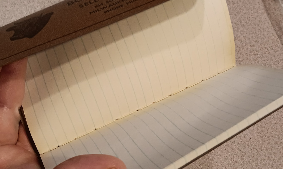 Vintage BOOTH BROS Livestock Sales Pocket NOTEBOOK Short Horn Cattle ...