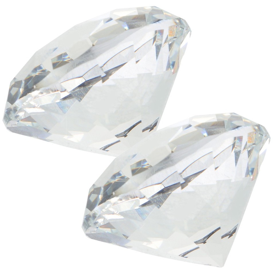 2 Pcs Decorations Wedding Table Scatter Crystals Fake Gems | eBay Australia