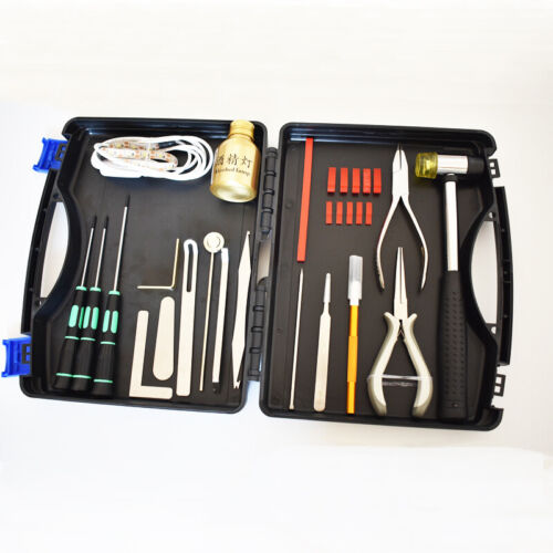 Saxophone Repair Tool Kit Parts- Pads Changing Set w/Hard Case Fast ...