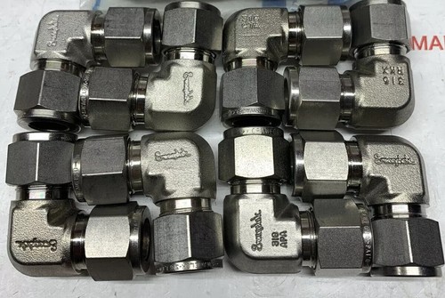 New (1) Swagelok 1/2" SS Stainless Steel Elbow SS-810-9 Several ...