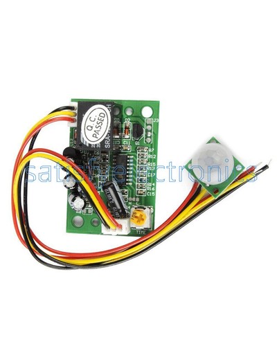12V PIR IR Pyroelectric Infrared Module Adjustable Relay Output Sensor ...