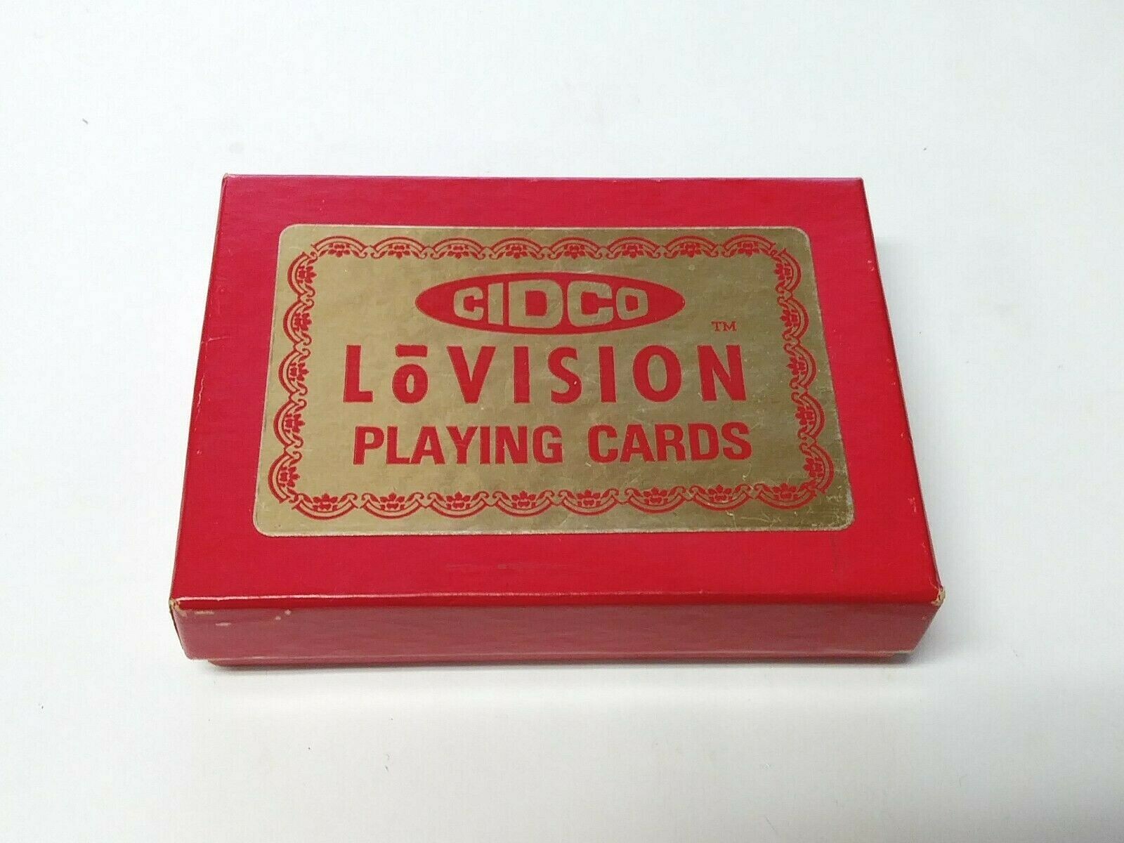 Vtg 1976 Cidco Lo Vision Playing Cards Poker Deck & Unboxed Blue Deck ...