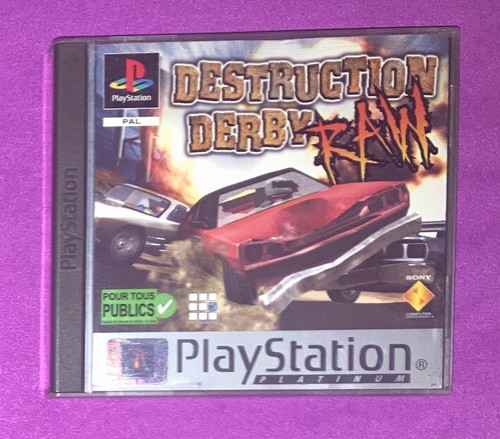 * DESTRUCTION DERBY RAW * JEU SONY PLAYSTATION PS1 PAL EUR TBE RETROGAMING RARE | eBay