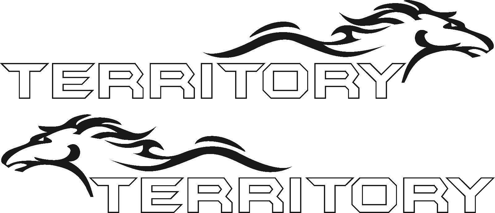 TERRITORY DECAL PAIR 500mm stickers | eBay Australia