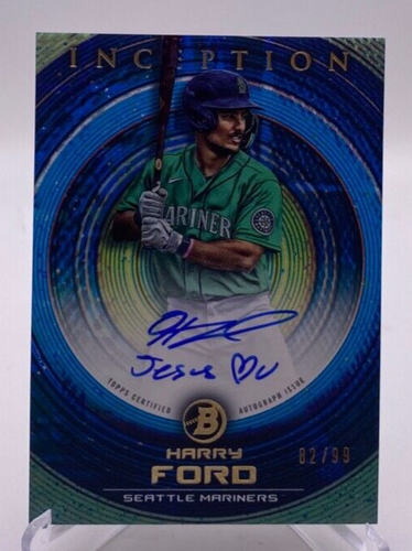2022 BOWMAN INCEPTION HARRY FORD AUTO 82/99 SEATTLE MARINERS | eBay