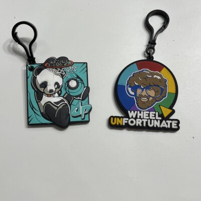 Dude Perfect Keychains Panda. Wheel Unfortunate Lot Of 2 | eBay