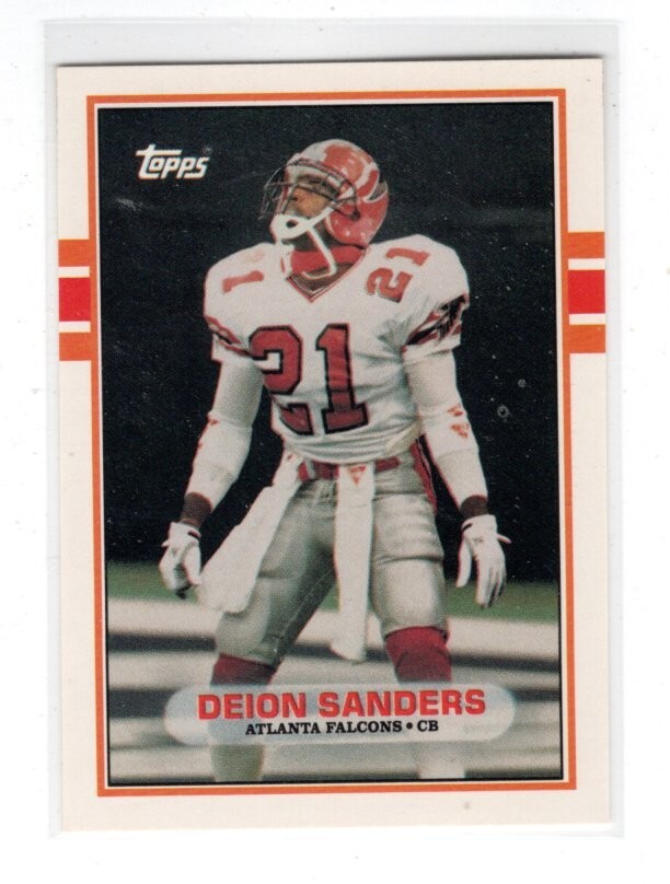 1989 Topps Traded Deion Sanders Rookie Card #30T NM-MT | eBay