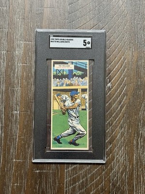 1955 Topps Doubleheaders #69 Ted Williams #70 Hal Smith HOF SGC 5 EX ...