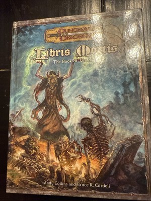 Libris Mortis: The Book of the Undead D&D 3.5 3E d20 Fantasy RPG WOTC ...