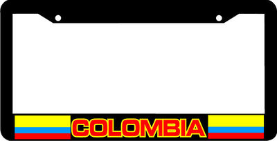 COLOMBIA COLOMBIAN FLAG License Plate Frame | eBay